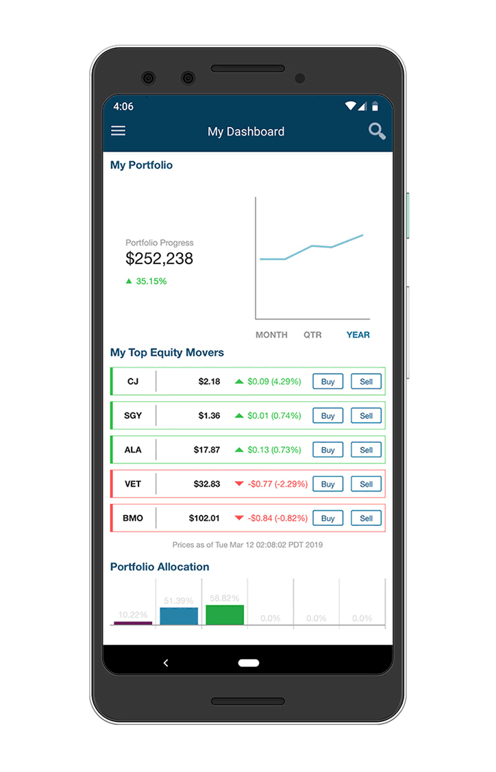 Mobile trading | Qtrade Investor